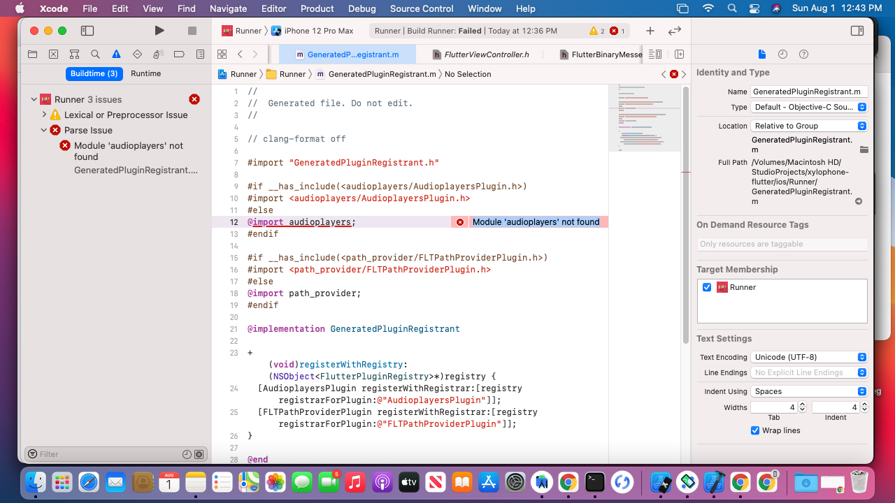 Module 'audioplayers' not found · Issue #974 · bluefireteam ...