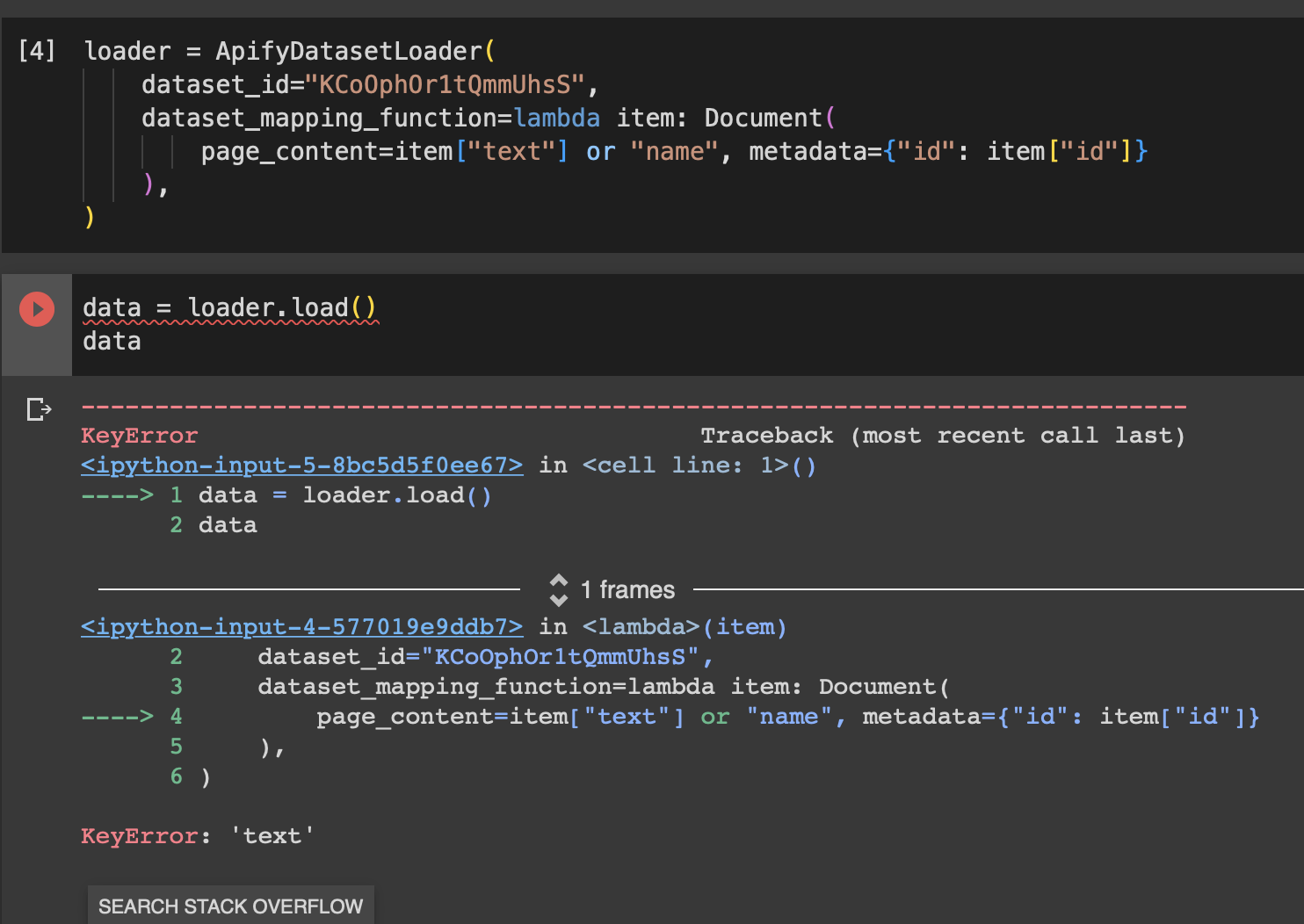 APIfy dataset loader does not provide the attribute "page_content" in ...