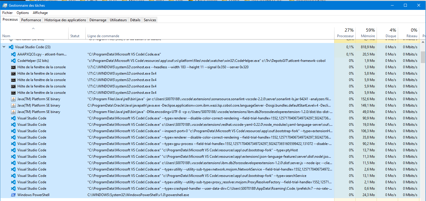 COBOL - Language Server excessive CPU and memory consumption · Issue #158 · IBM/zopeneditor ...