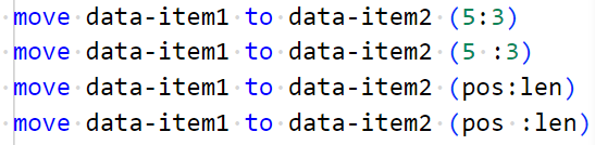 COBOL - Syntax Highlighting - Reference Modification (1:3) · Issue #177 ...