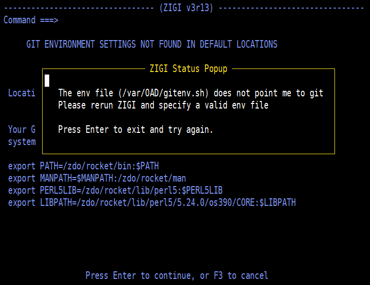 [BUG] Stuck on setting up gitenv.sh · Issue #453 · zigi/zigi · GitHub