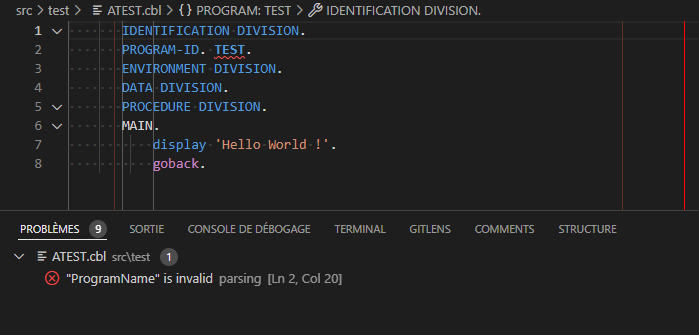 Open Or Create A Cobol File In Zopen Editor Within Vscode And First 6670