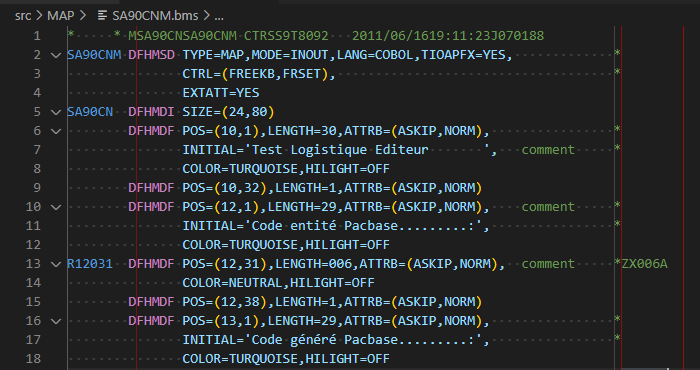 HLASM - Specific file extensions for Basic Mapping Support (BMS) source ...