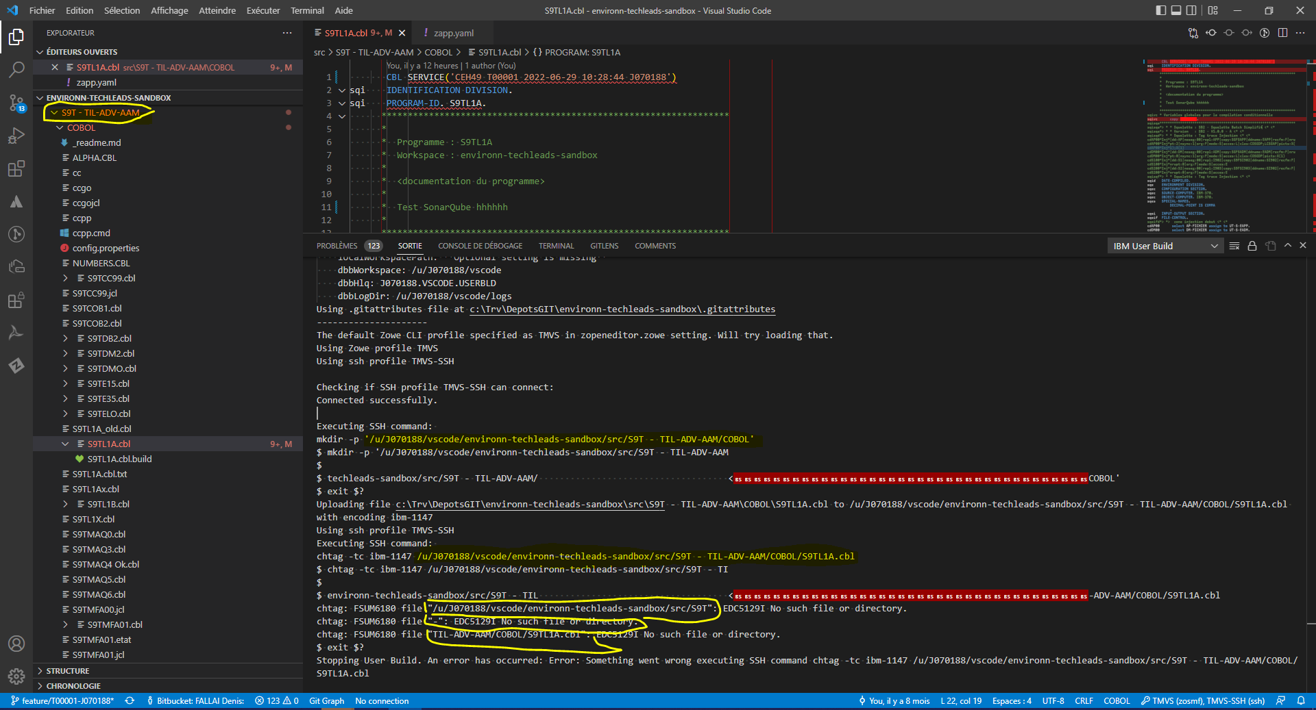 Ibm User Build Cobol Partial Support For Paths Containing Spaces · Issue 252 · Ibm