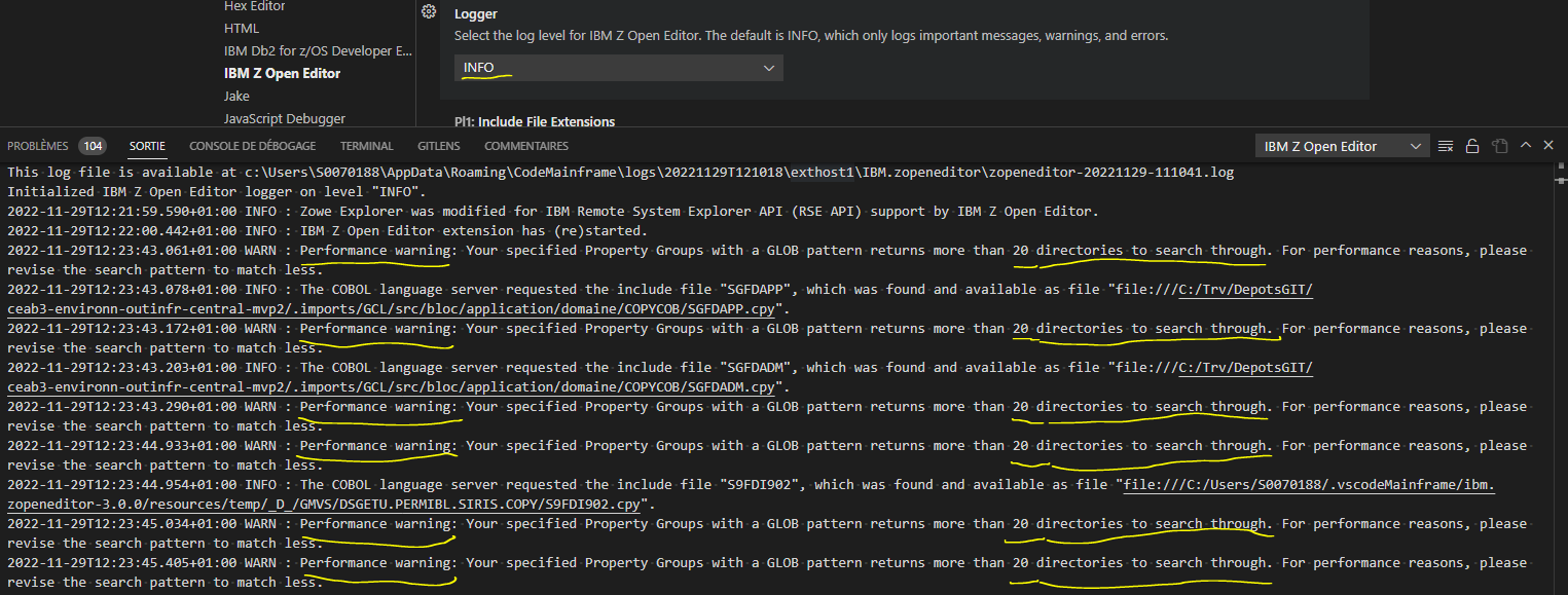 Your specified Property Groups with a GLOB pattern returns more than 20 ...