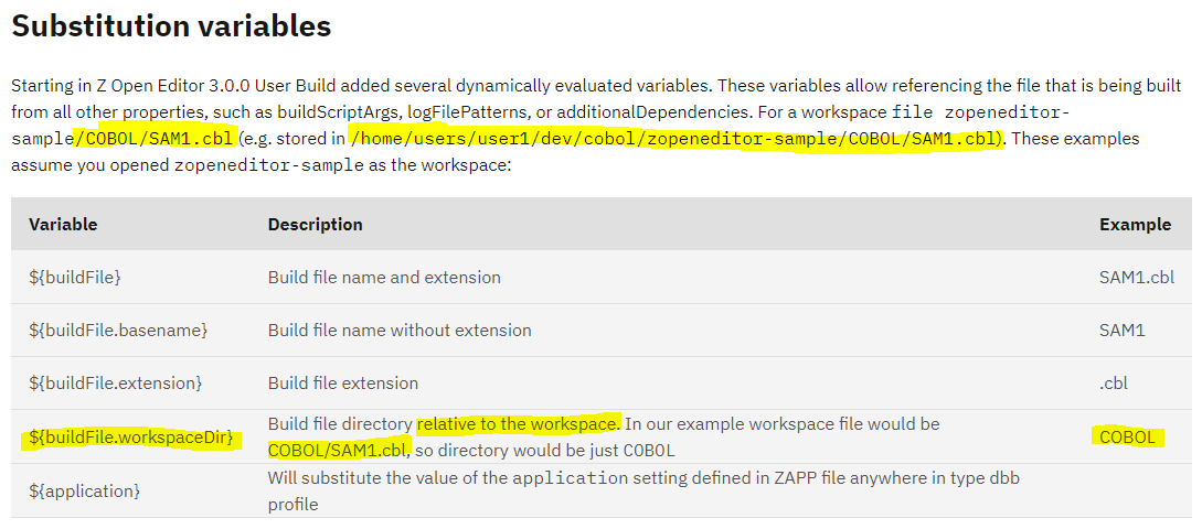 IBM User Build - ${buildFile.workspaceDir} return a relative path including also Workspace name ...