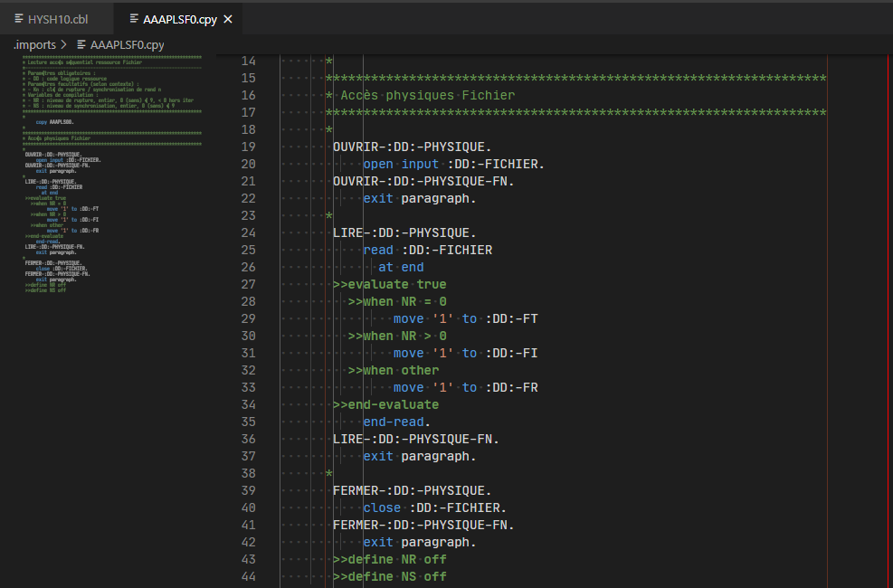 COBOL - Improve conditional compilation support (COPYBOOKs analysis) · Issue #96 · IBM ...