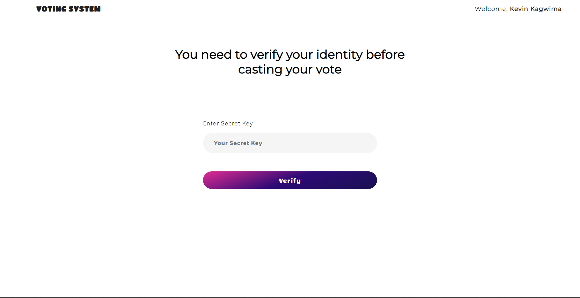 GitHub - kevokagwima/voting-blockchain-system