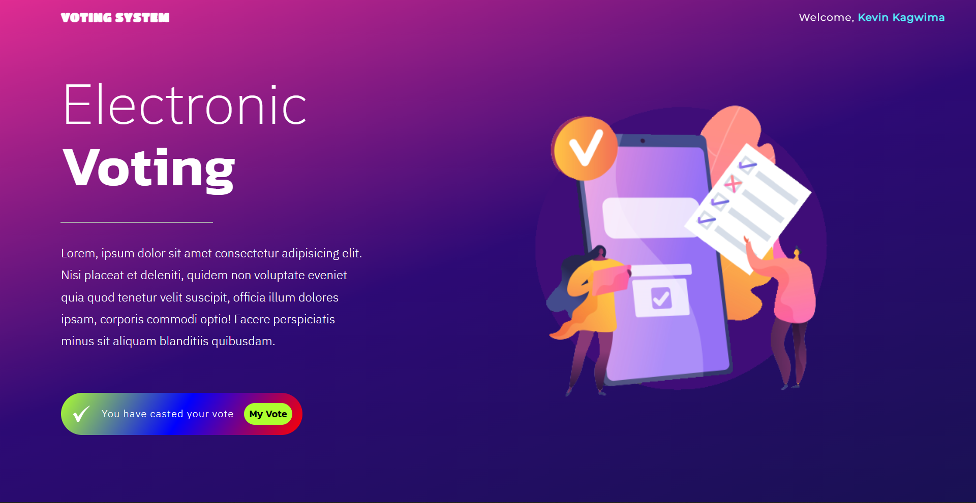 GitHub - kevokagwima/voting-blockchain-system