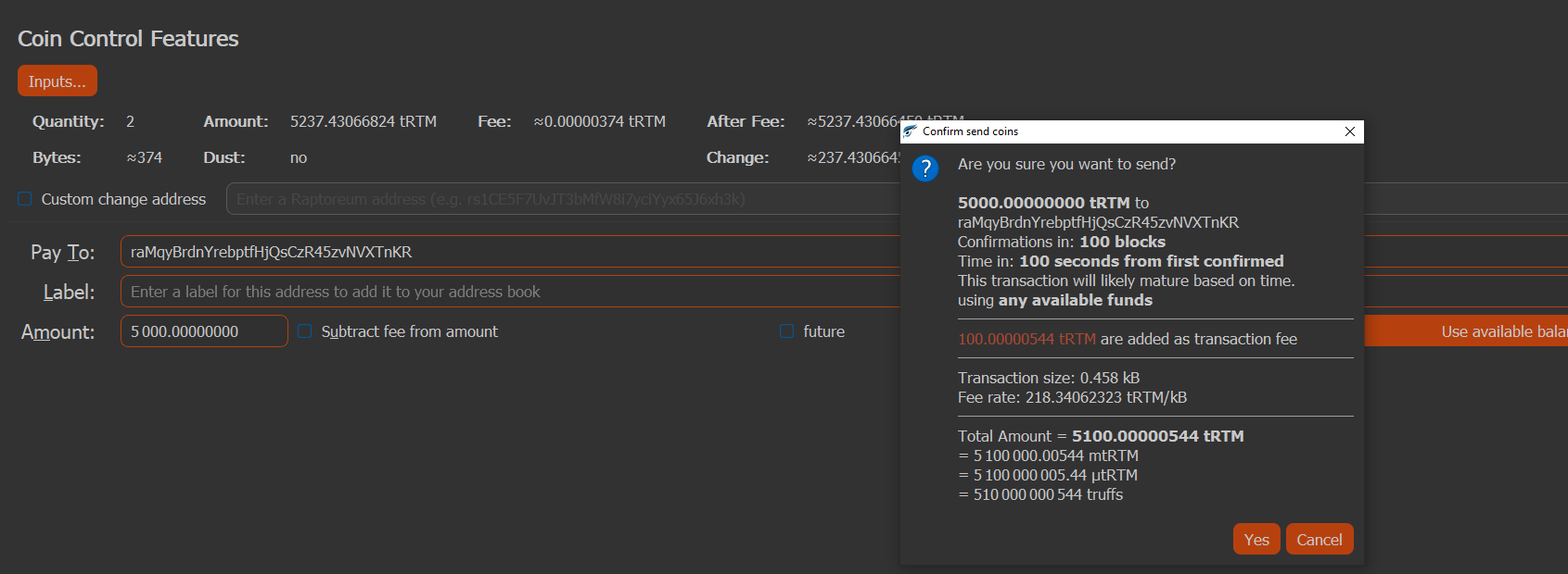 Weird bug with QT wallet and futures · Issue #154 · Raptor3um/raptoreum · GitHub