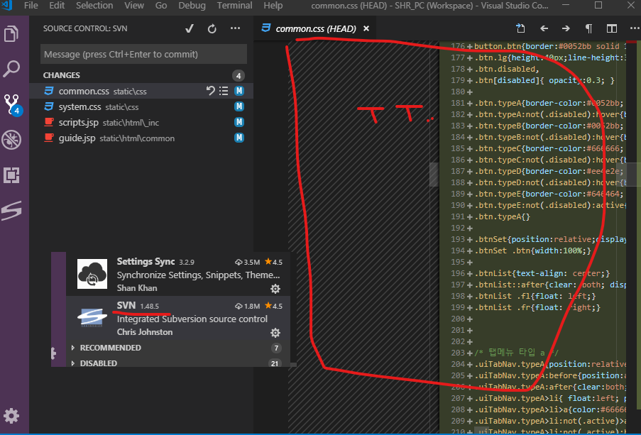 Open Changes With Head Error · Issue #581 · JohnstonCode/svn-scm · GitHub
