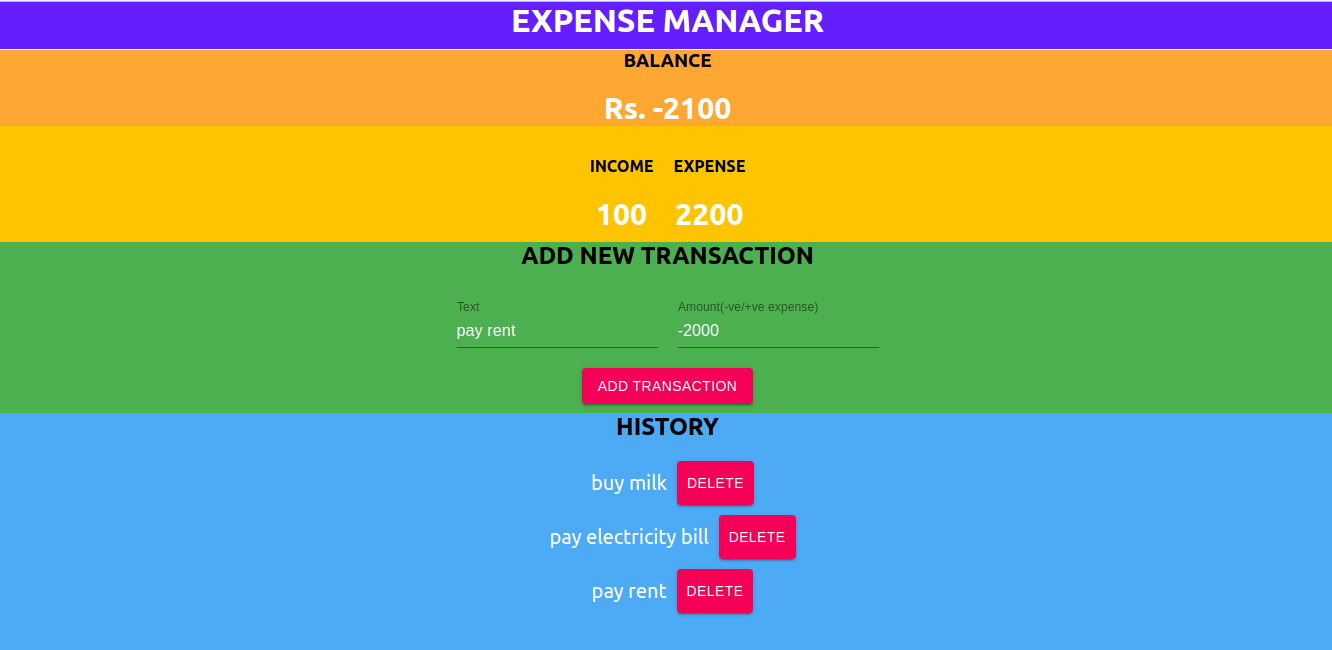 GitHub - Aloknath-sah/expense-manager: Expense Manager build using ...