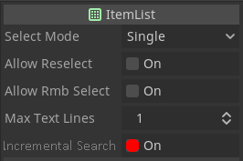 Add a property to disable incremental search on ItemList node · Issue #4682 · godotengine/godot ...