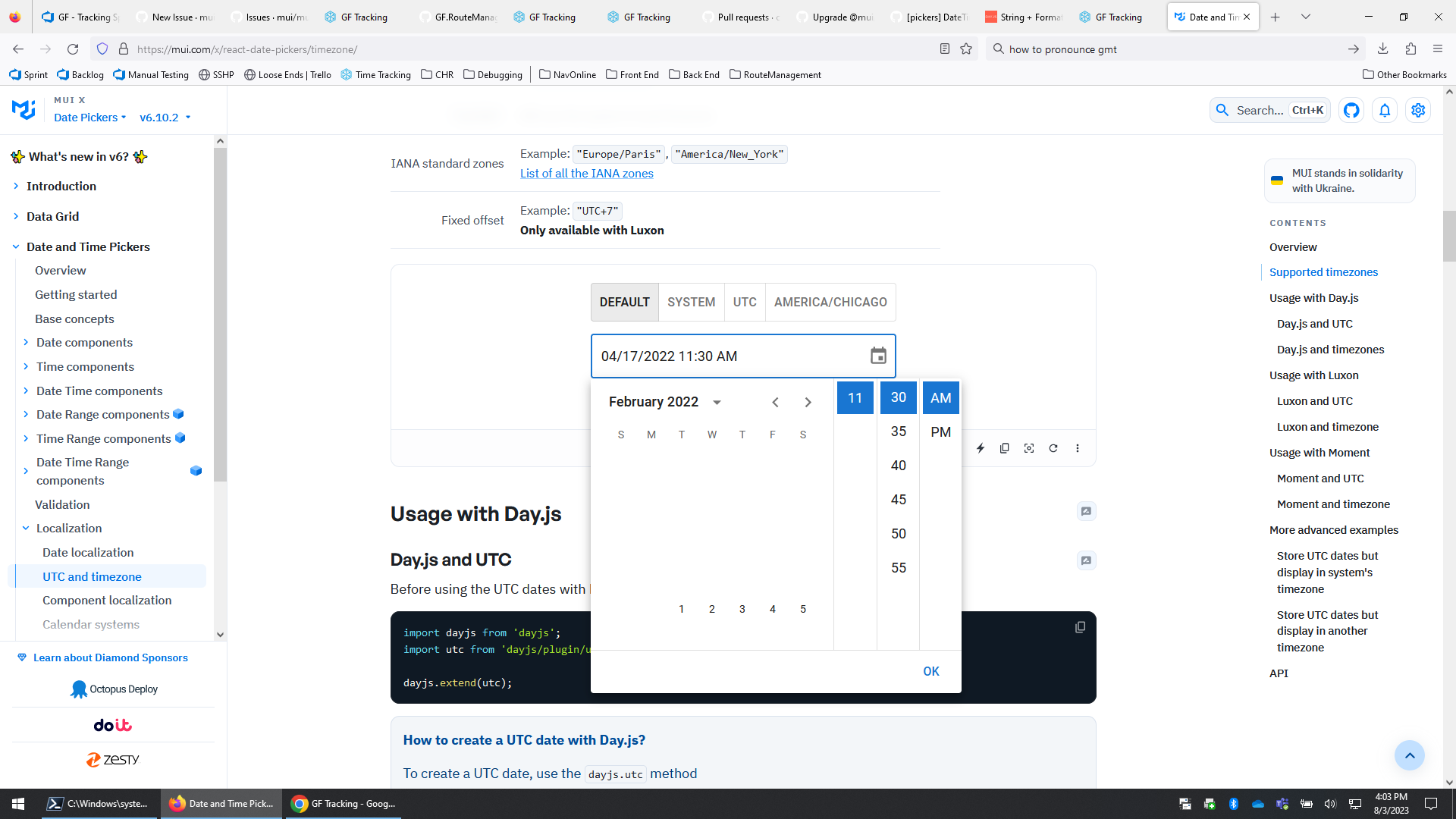 Datepicker Calendar UI sometimes is missing days of the month. · Issue ...