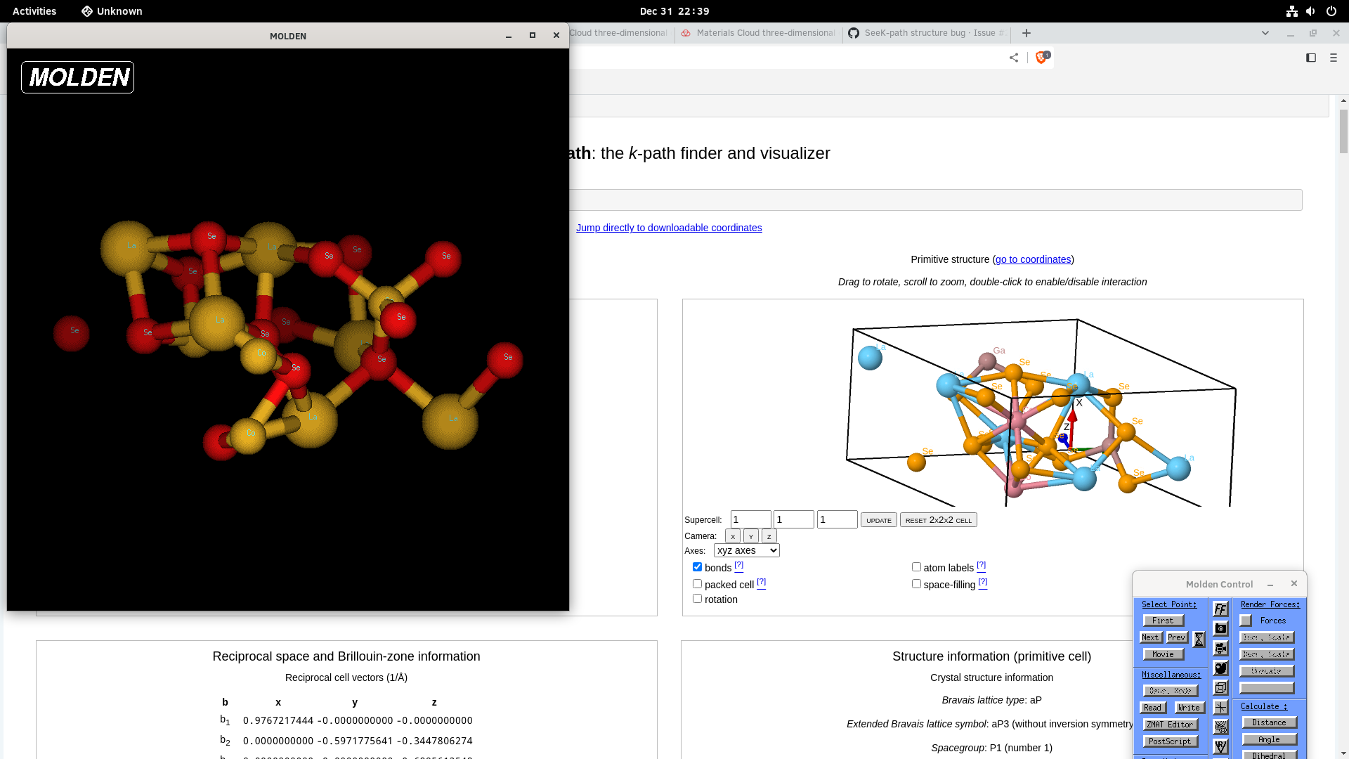 SeeK-path structure bug · Issue #27 · materialscloud-org/issues · GitHub