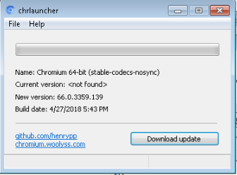 Update bug · Issue #99 · henrypp/chrlauncher · GitHub