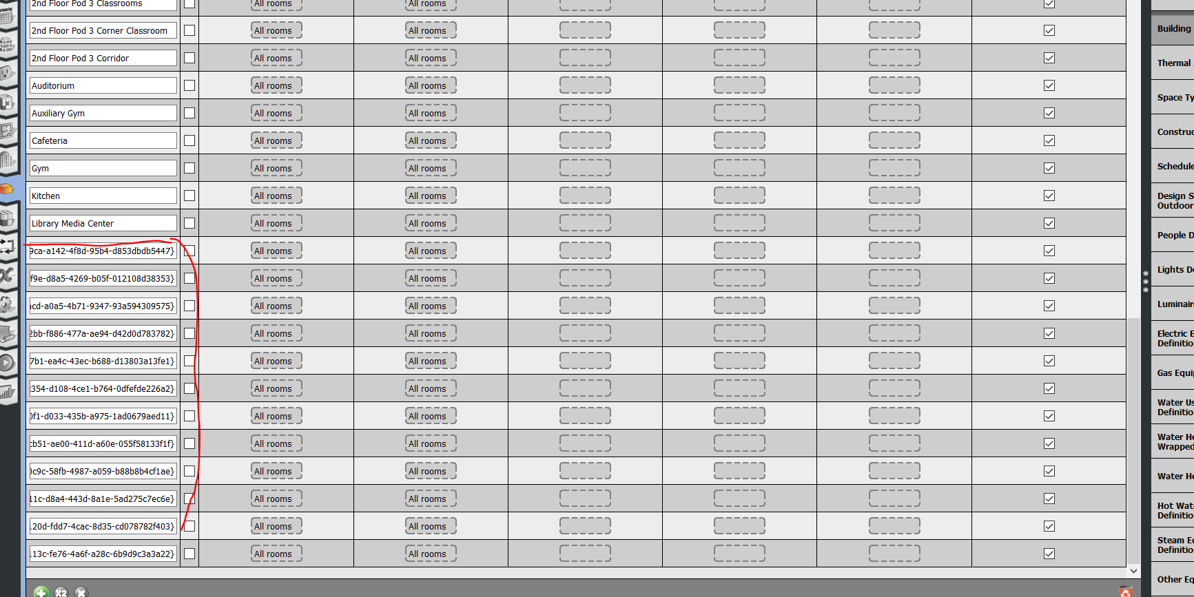 Importing GbXML file into OS will result into change in the naming of some of the spaces · Issue ...