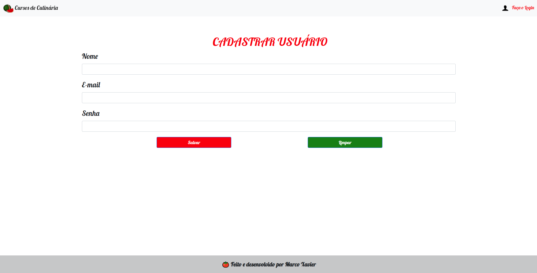 GitHub - DevMarco12/ac2Exercicio4: Exercício de cadastro de curso e ...