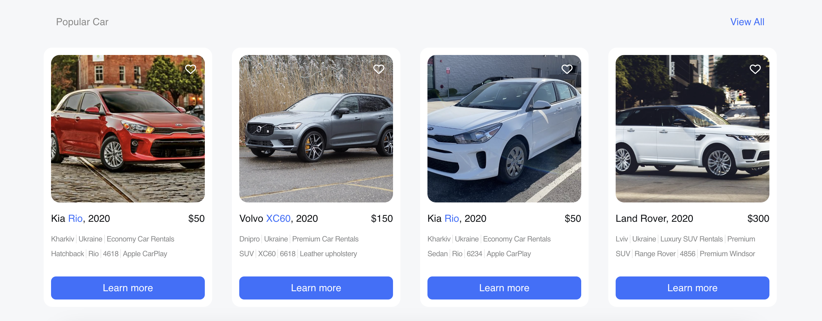 GitHub - Victoria-Fedkova/wheels4rent: Cars rent aplication