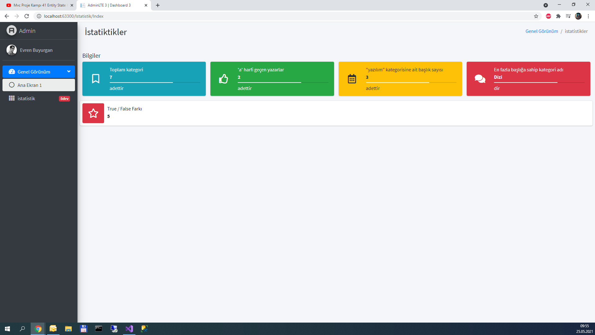 GitHub - evrenbrg/MvcProjeKampi: Murat Yücedağ Katmanlı Mimari ile Mvc 5
