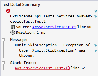 Skip resulted in a fail with SkipException when Xunit.DependencyInjection is also referenced ...