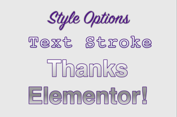 Style Options / Text Stroke · Issue #11158 · elementor/elementor · GitHub