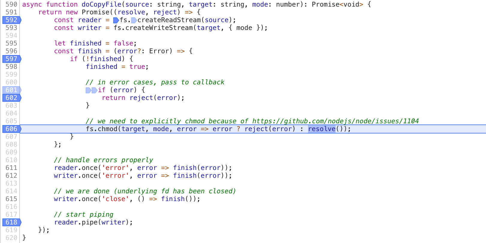 Copying a file overwrites the original file with an empty file in some ...