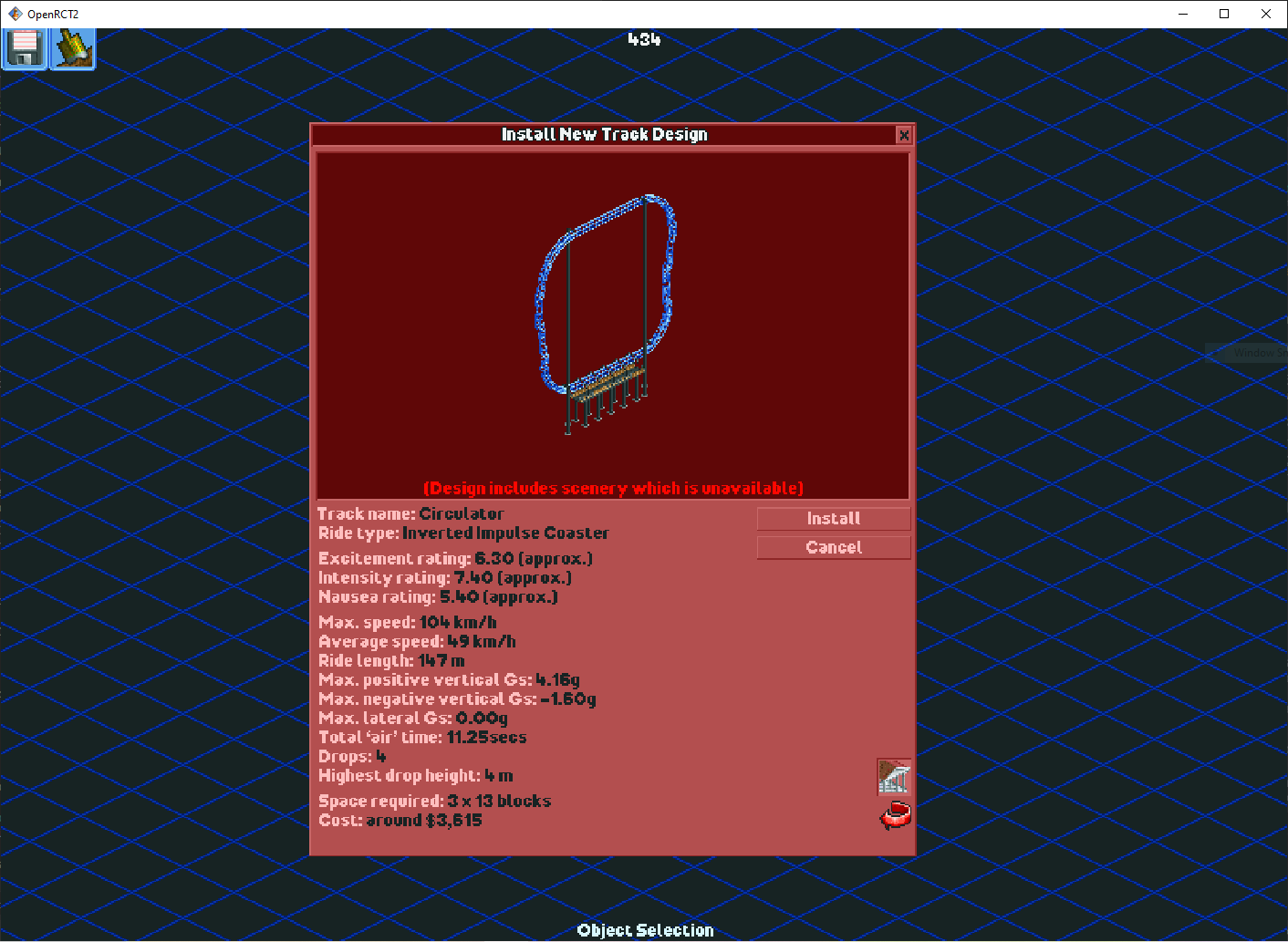 Missing ride entrance/exit and scenery in Track Designs Manager · Issue #18411 · OpenRCT2 ...