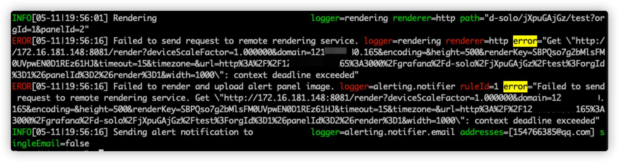 Failed to render and upload alert panel imag · Issue #33926 · grafana/grafana · GitHub