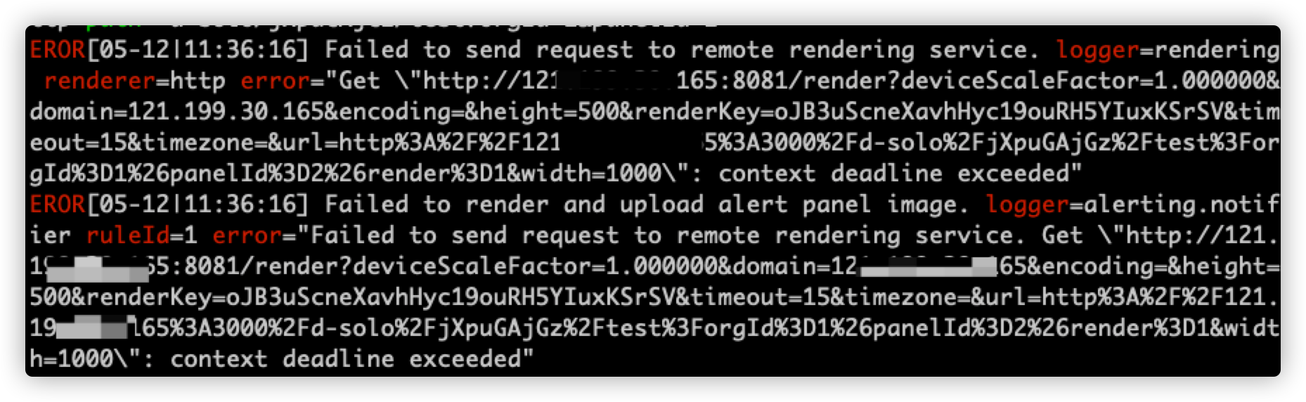 Failed to render and upload alert panel imag · Issue #33926 · grafana/grafana · GitHub