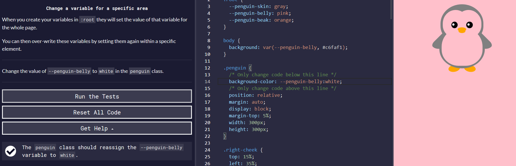 curriculum: Bug in the Create a Variable for a Specific Area challenge · Issue #41500 ...