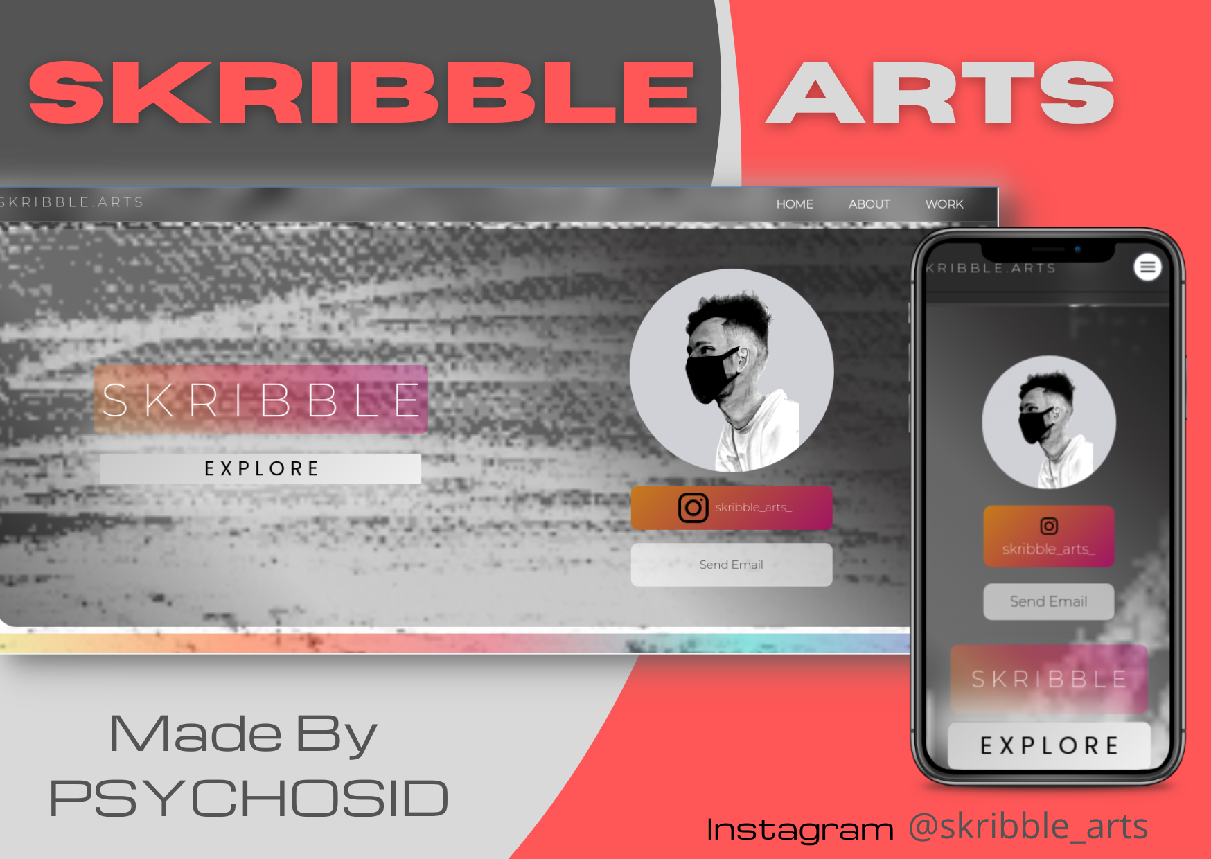 GitHub - iamvibecoding/skribble_arts: Portfolio Website For Freelance Sketch Artist Simple and ...