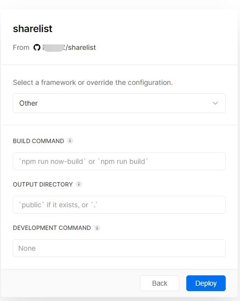vercel可以搭建吗？ · Issue #169 · reruin/sharelist · GitHub