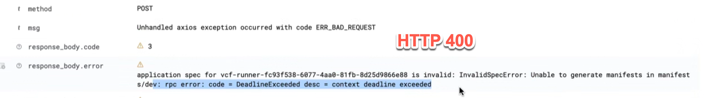 Use Retryable Code When Api Call Fails With Deadlineexceeded Context Deadline 3065