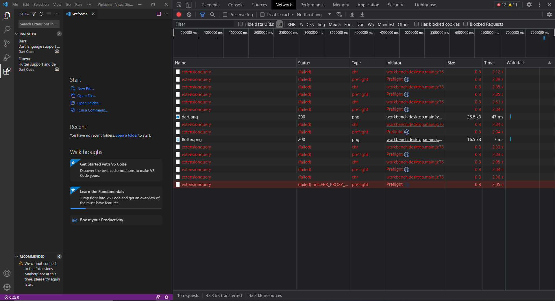 Cannot connect to the extensions marketplace · Issue #132026 ...