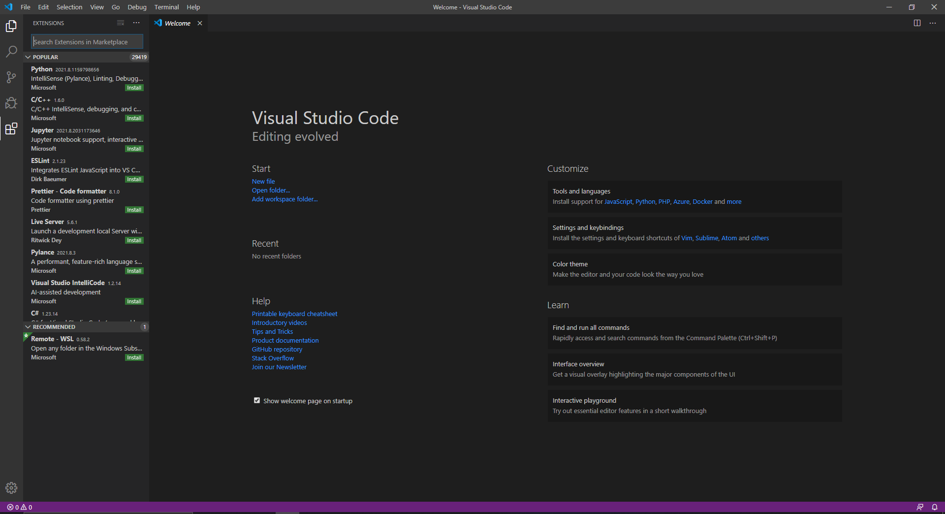 Cannot connect to the extensions marketplace · Issue #132026 · microsoft/vscode · GitHub