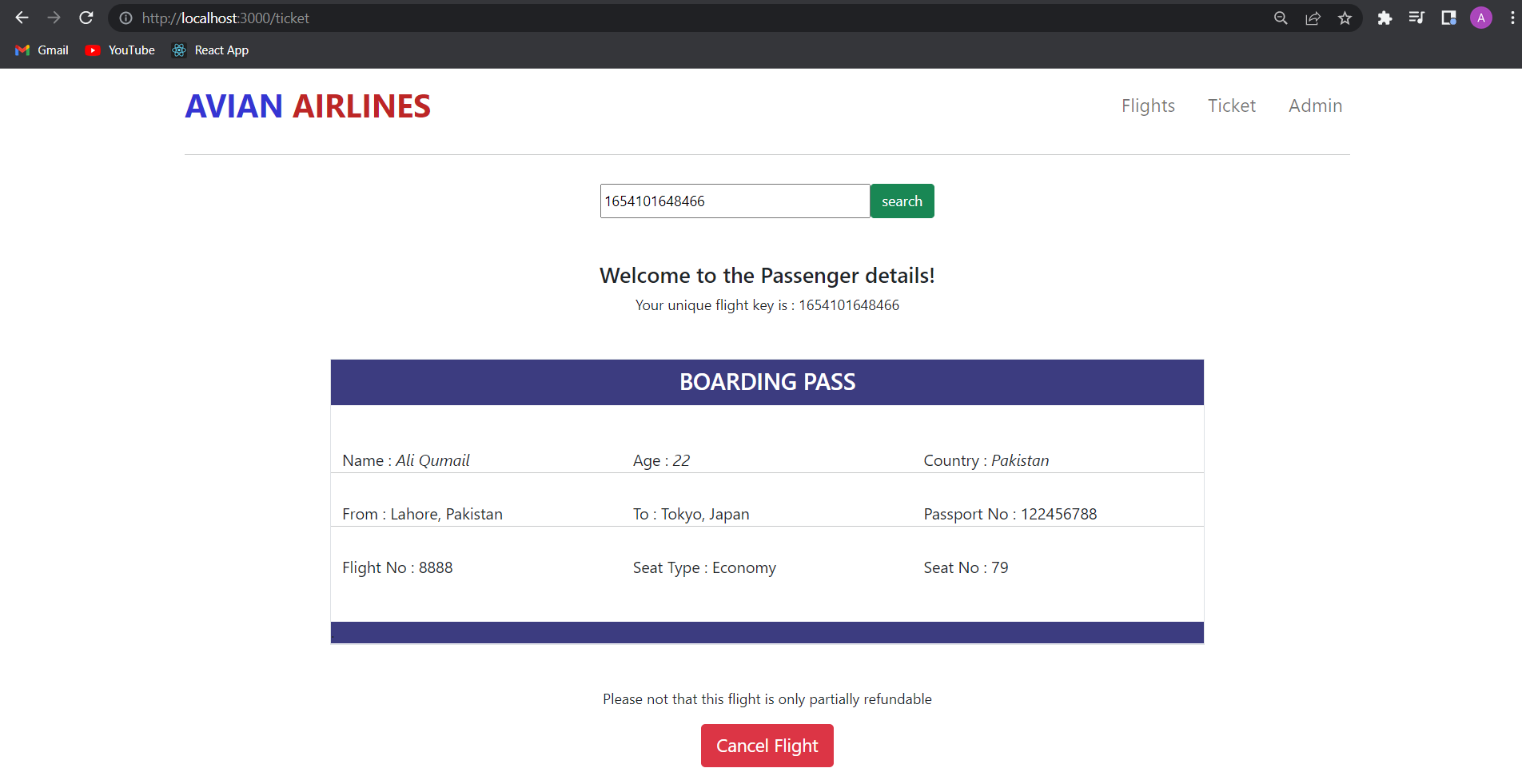 GitHub - AliQumail/Flight-Reservation-System: Built using MERN stack