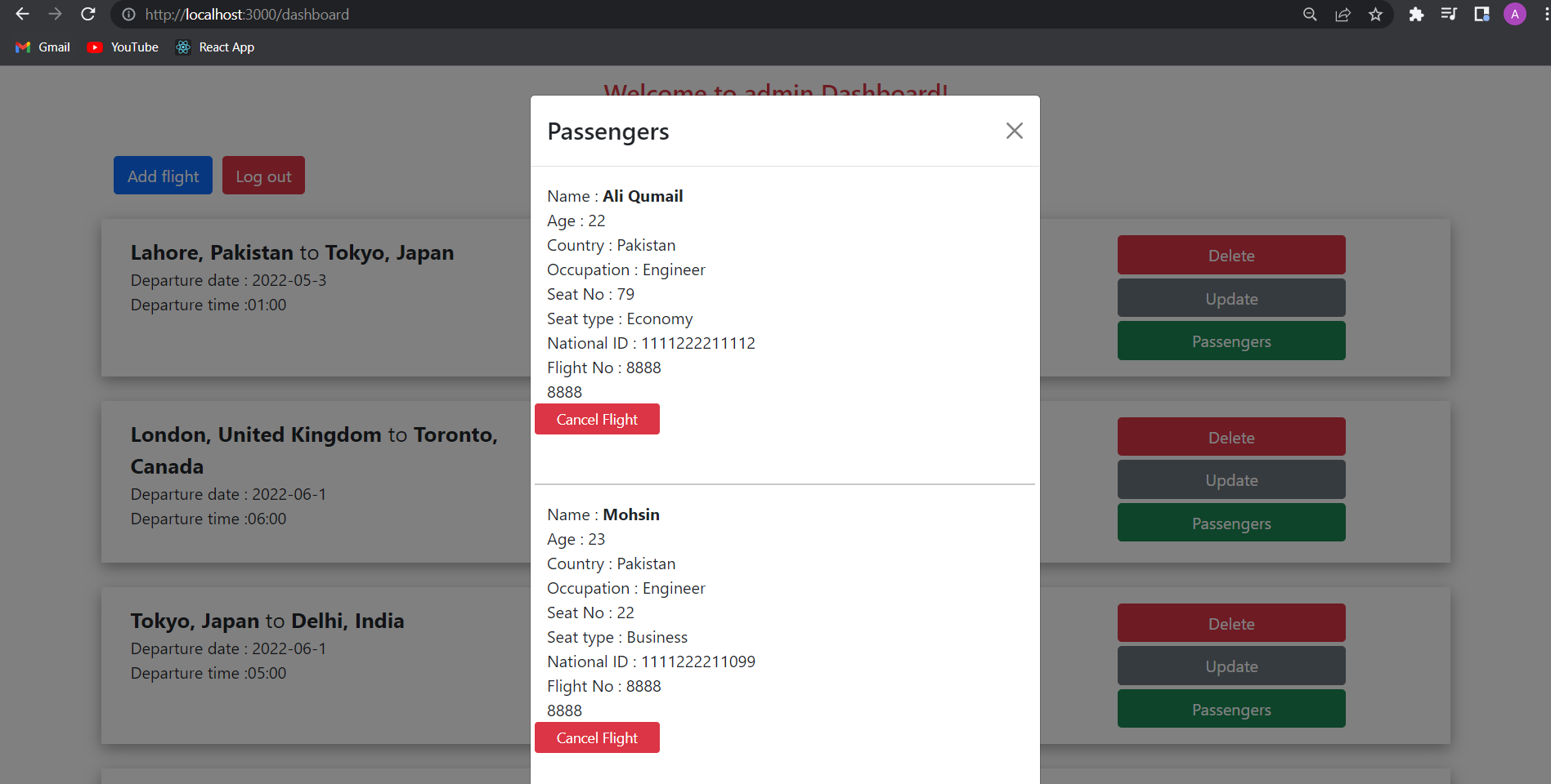 GitHub - AliQumail/Flight-Reservation-System: Built using MERN stack