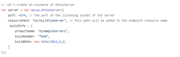 Can node-opcua server communicates over a GSM connection as a transport ...