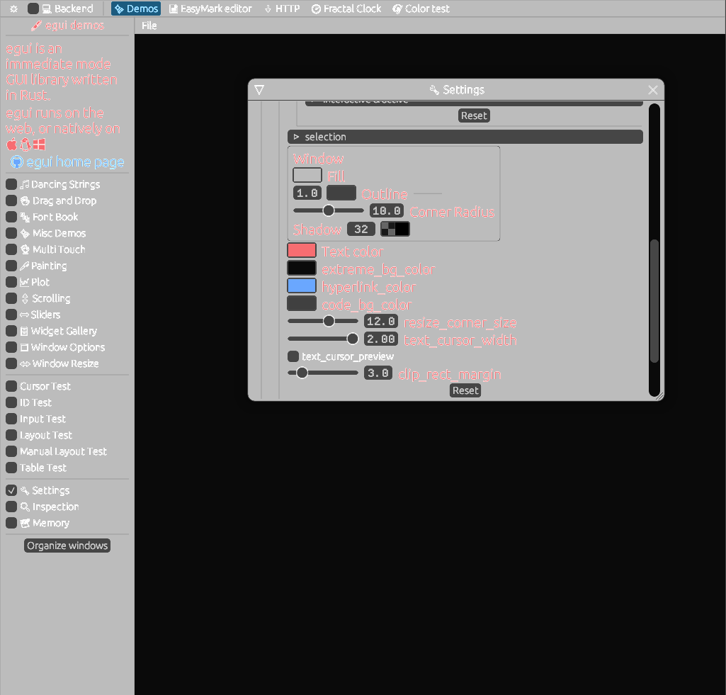 Multiple issues with font texture. · Issue #454 · emilk/egui · GitHub