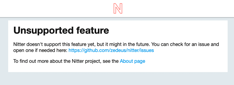 Twitter Community support · Issue #560 · zedeus/nitter · GitHub