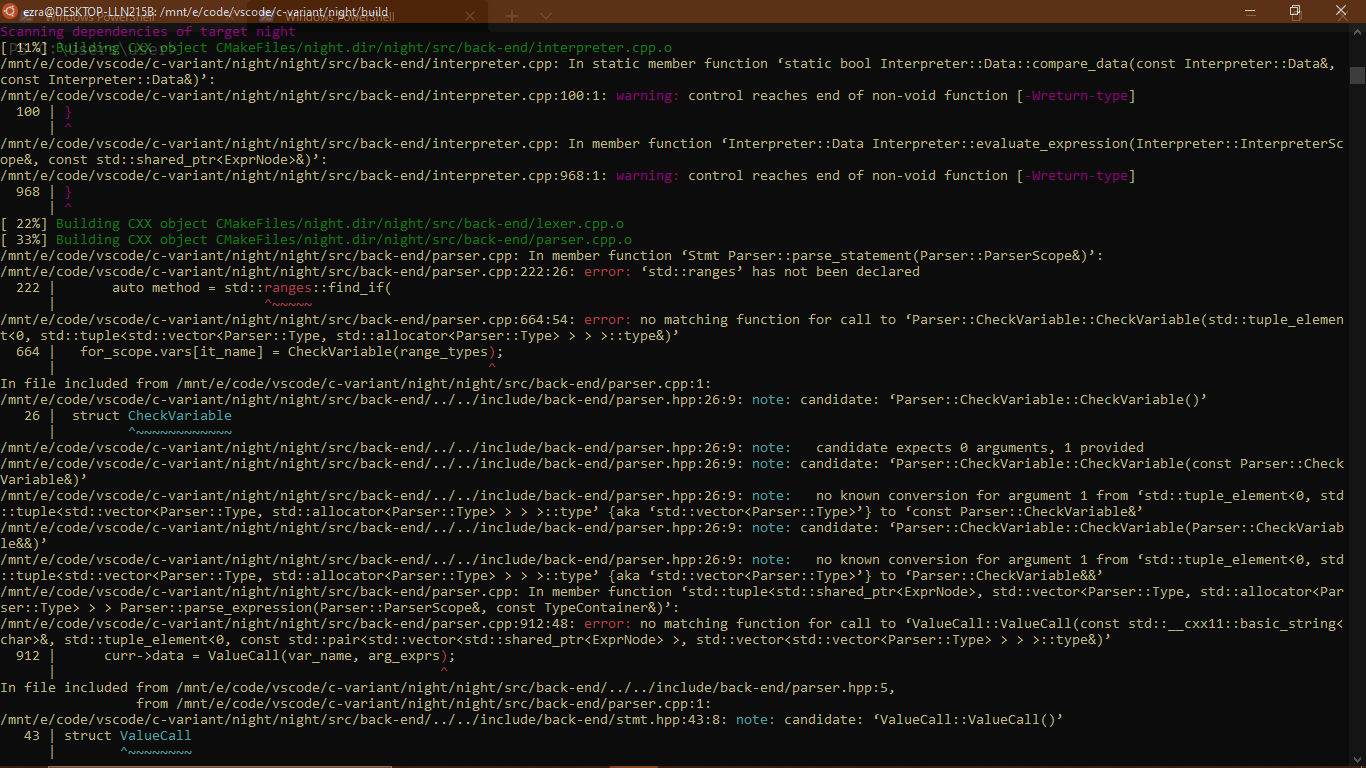 Night cannot compile on debian based linux distros · Issue #88 · alexapostolu/night · GitHub