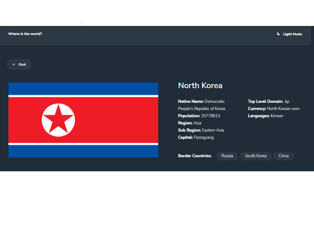 GitHub - skredmi/spa-countries-api: REST Countries API with color theme ...