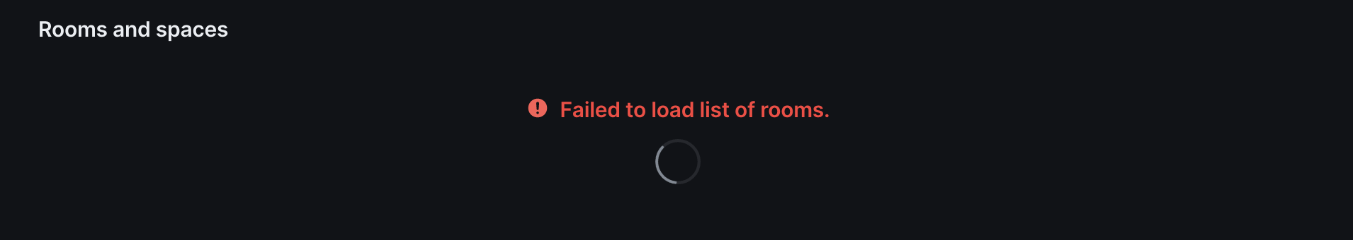 Spaces don't really work with a fresh install · Issue #3165 · matrix-org/dendrite · GitHub
