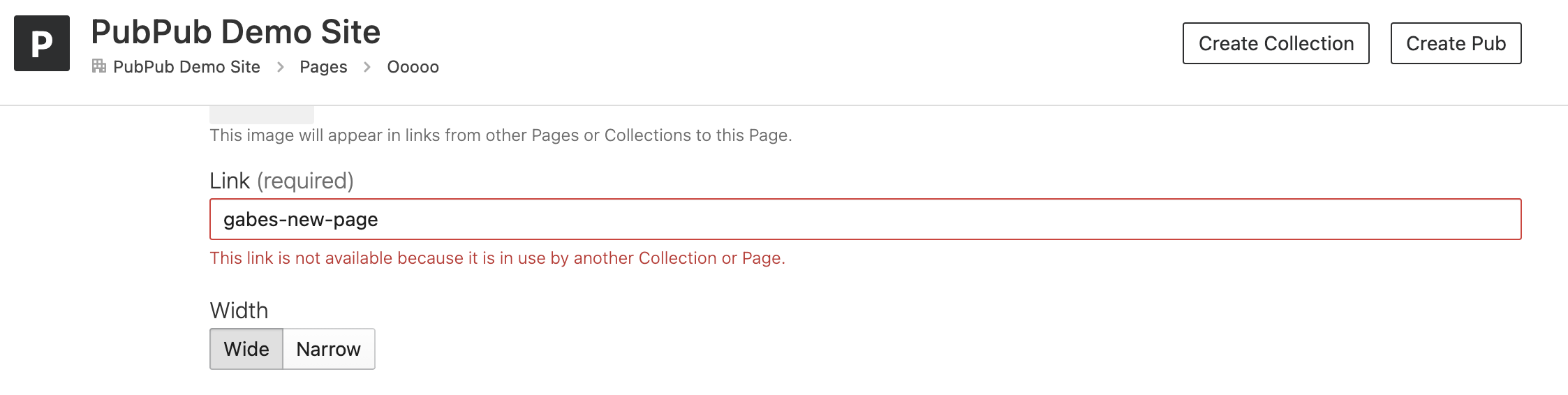 Don't allow community admins to create pages or collections with reserved urls · Issue #1370 ...