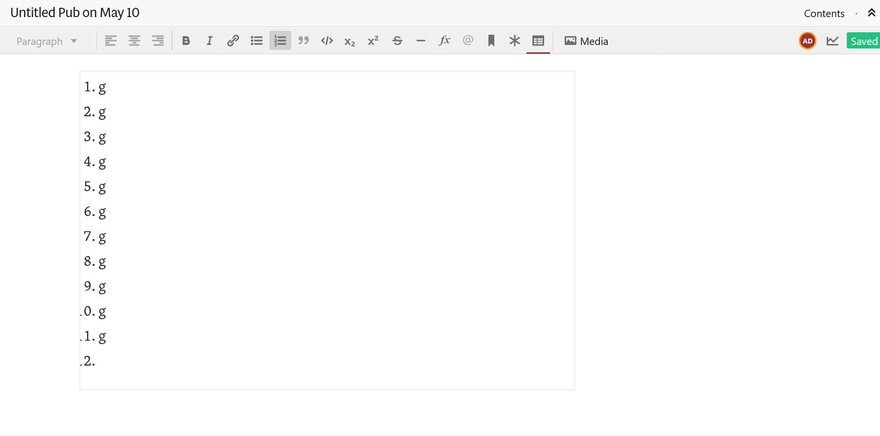 Double-digit numbers in ordered lists in tables getting cutoff · Issue #2016 · pubpub/pubpub ...
