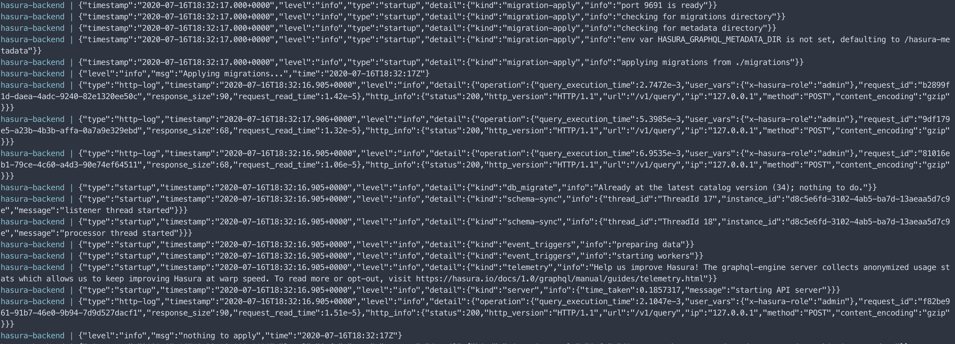 Getting "Nothing to apply" while auto-applying migrations using cli-migrations-v2 · Issue #5396 ...