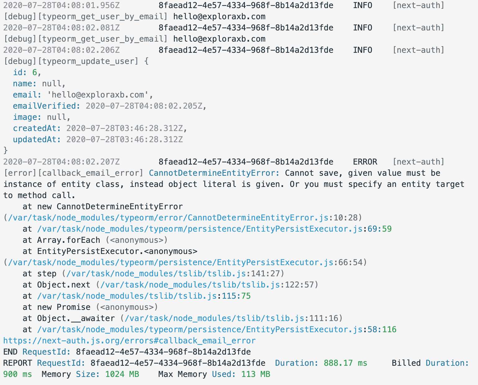 Getting Cannot Save Given Value Must Be Instance Of Entity Class Instead Object Literal Is 8937
