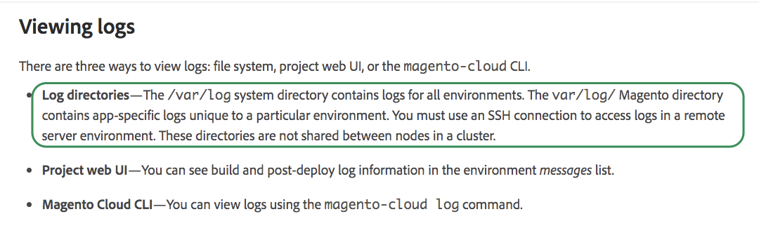 Clarify which directories are synced in staging/prod clusters · Issue #6942 · magento/devdocs ...