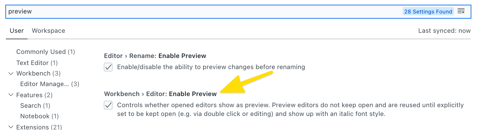 Workbench > Editor: Enable Preview does not work in 1.53.0 · Issue ...